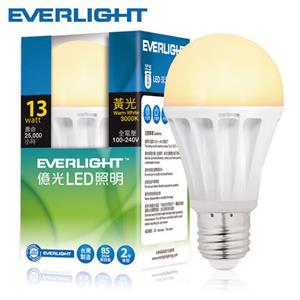 Everlight 億光 13W LED燈泡 黃光 無藍光危害 - myepson 台灣愛普生原廠購物網站