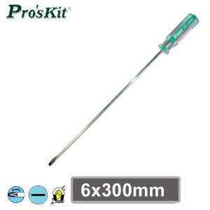 Pro'sKit 寶工 89121A 鉻鉬鋼彩條一字起子 (6.0*300mm) ｜EPSON台灣愛普生原廠購物網站 | myepson 台灣 ...