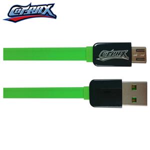 COTRAX 環保TPE扁線高速傳輸充電線 Micro USB 1M 綠 ｜EPSON台灣愛普生原廠購物網站