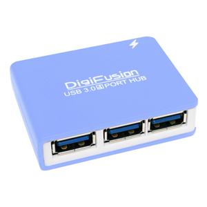 DigiFusion 伽利略 USB3.0 mini HUB 藍色 USB3.0 - myepson 台灣愛普生原廠購物網站